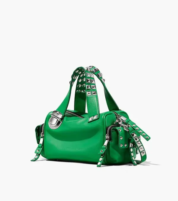 Marc Jacobs The Studded Pushlock Mini Satchel - Fern Green